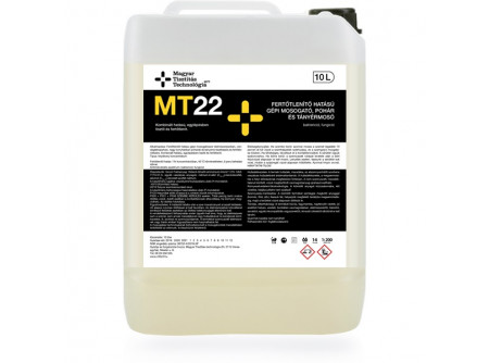 MT22 fert. hatású gépi mosogatószer 10 literes UN1719 MARÓ,LÚGOS ...